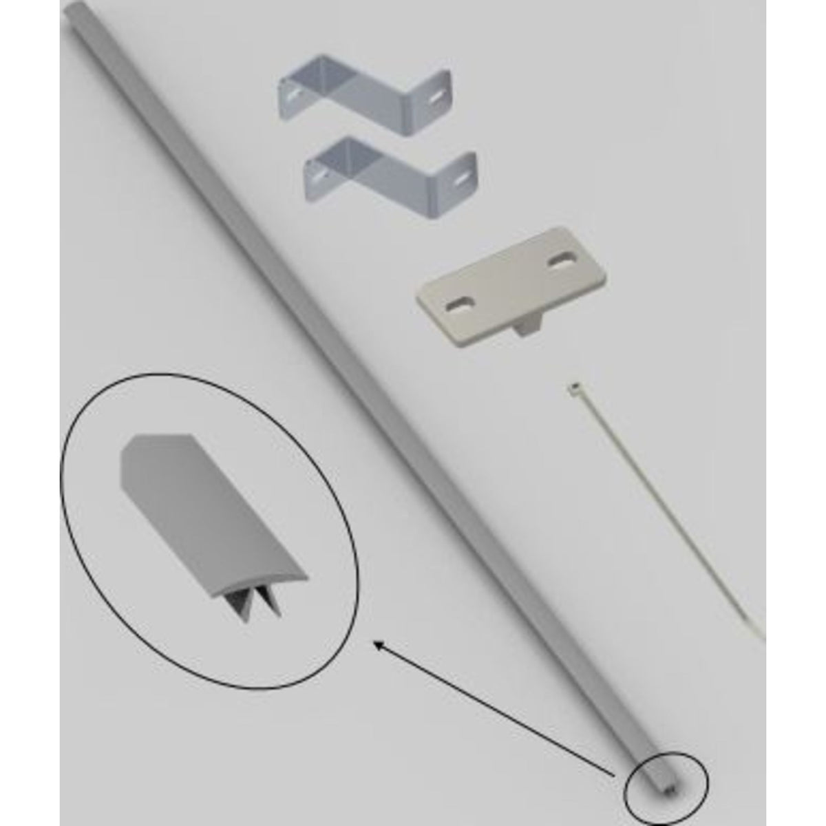 Stirling Marathon Marathon Side by Side Trim Kit - Black (MARMUFBLS ...