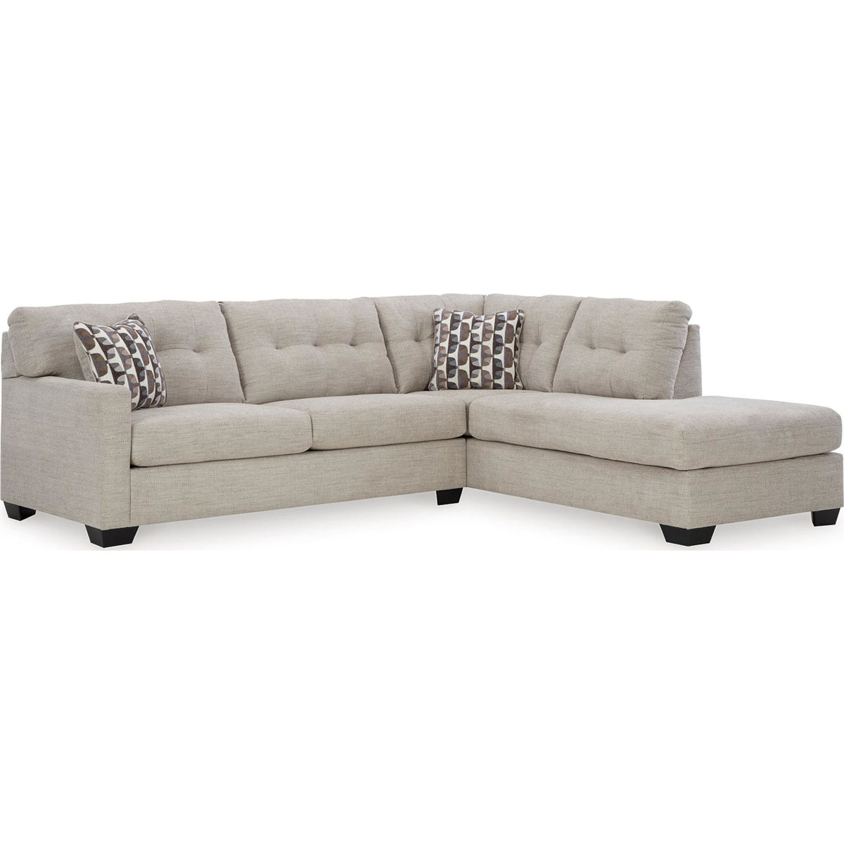 Mahoney 2 Piece Sectional with Chaise | schwartz-furniture
