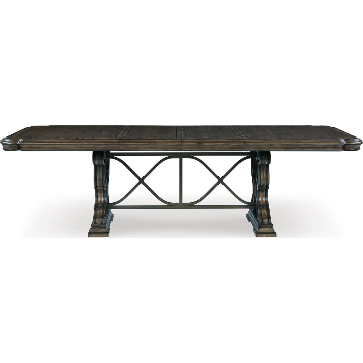 Maylee Dining Extension Table - Dark Brown - (D947D5) | schwartz-furniture