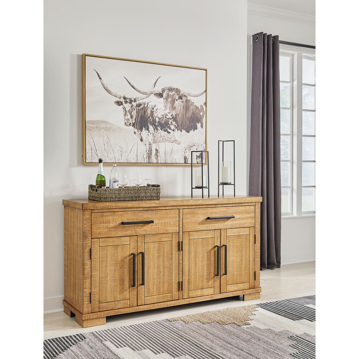 Havonplane Dining Server - Brown - (D773-60) | schwartz-furniture
