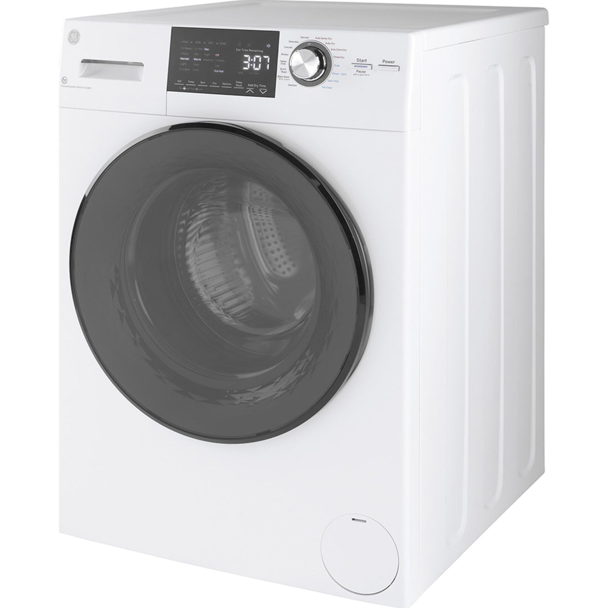 GE 24" Front Load Washer/Condenser Dryer Combo White - GFQ14ESSNWW ...