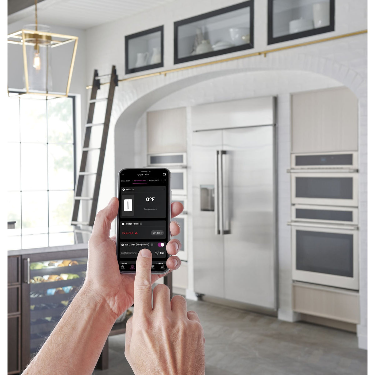 Monogram Side x Side Fridge (ZISS480DNSS) - Stainless Steel | schwartz ...