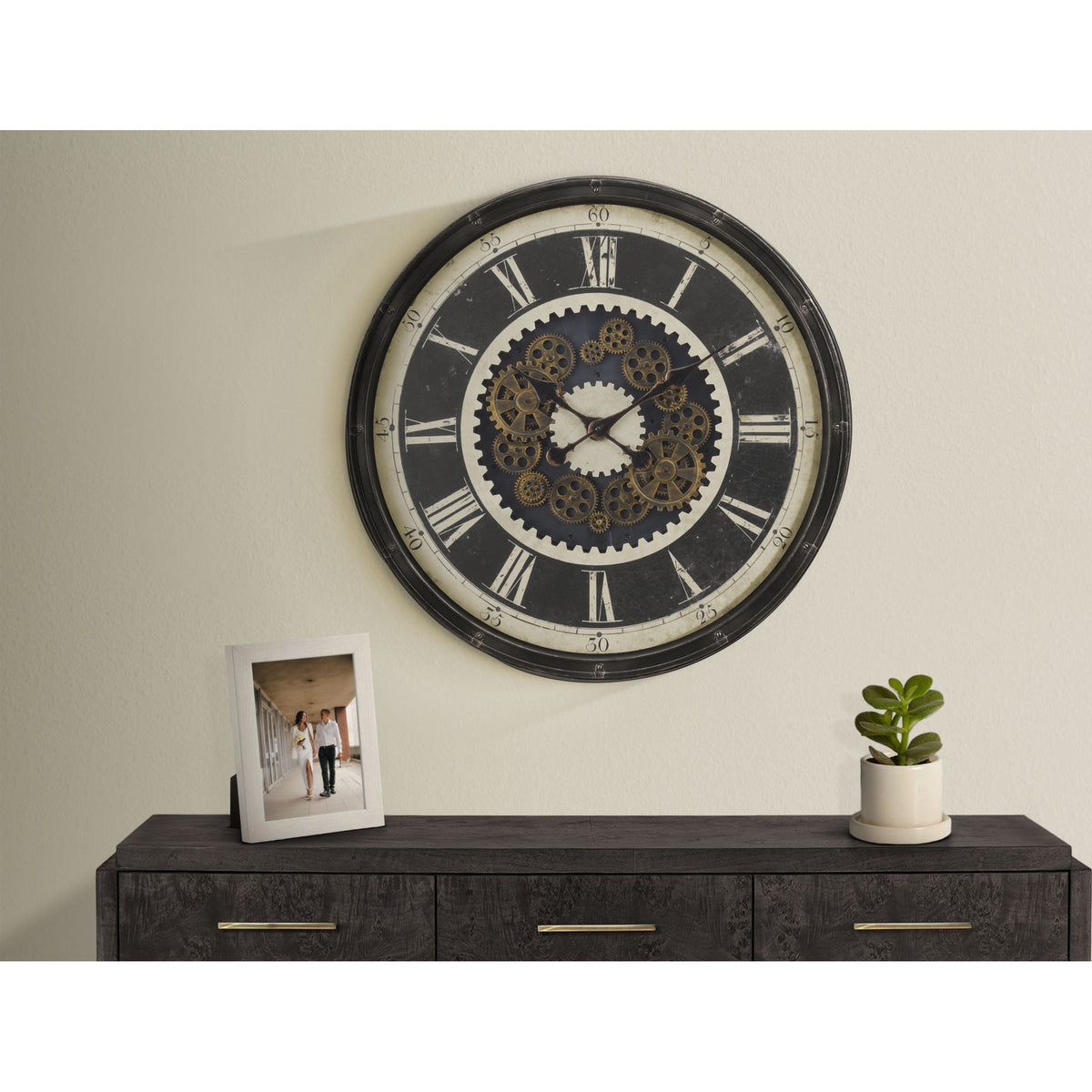 Landon Wall Clock 30.00" x 30.00" | schwartz-furniture